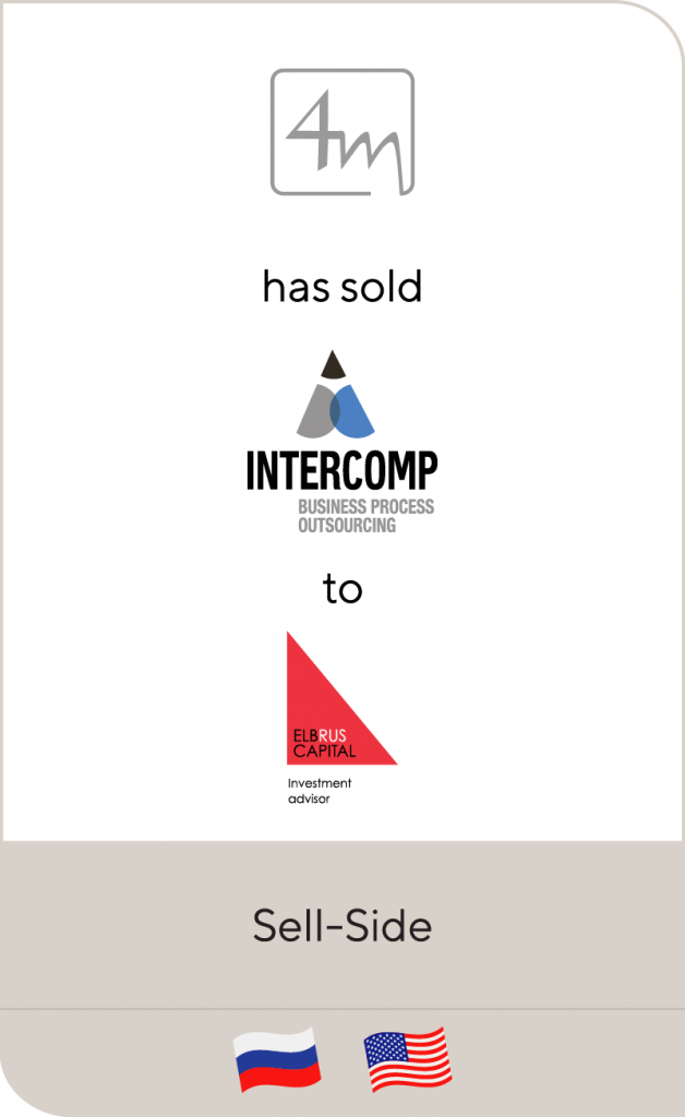 4M Investments has sold Intercomp Global Services to Elbrus Capital - Lincoln International LLC