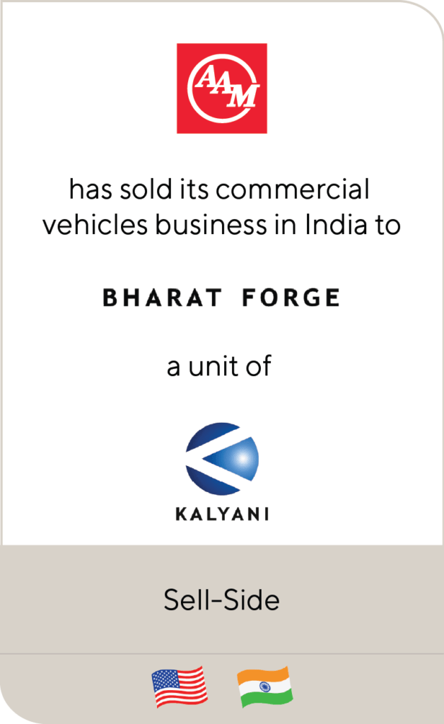 American Axle & Manufacturing has sold its commercial vehicles business ...