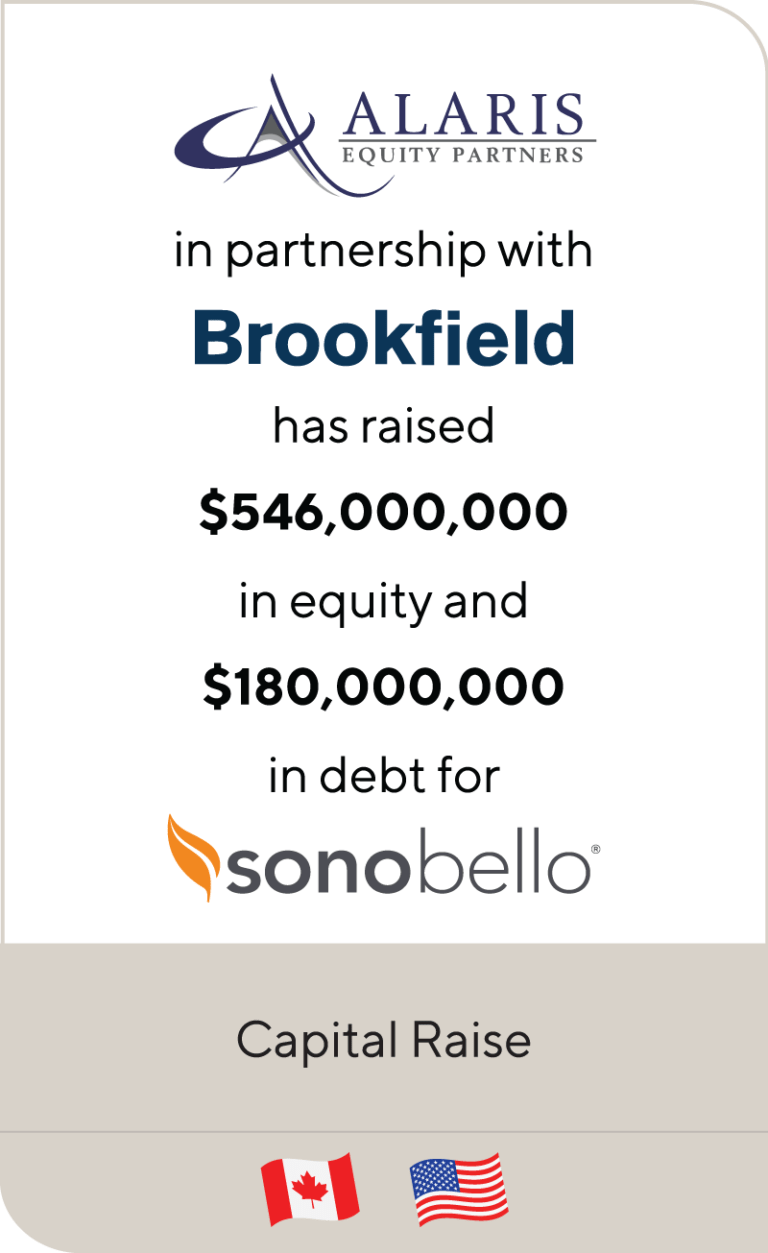 Alaris Equity Partners, in partnership with Brookfield Special ...