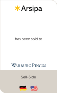 Arsipa has been sold to Warburg Pincus - Lincoln International LLC