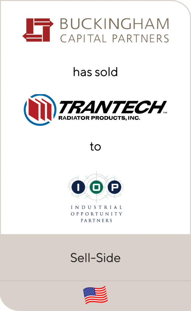 Buckingham Capital Partners has sold Trantech to Industrial Opportunity ...