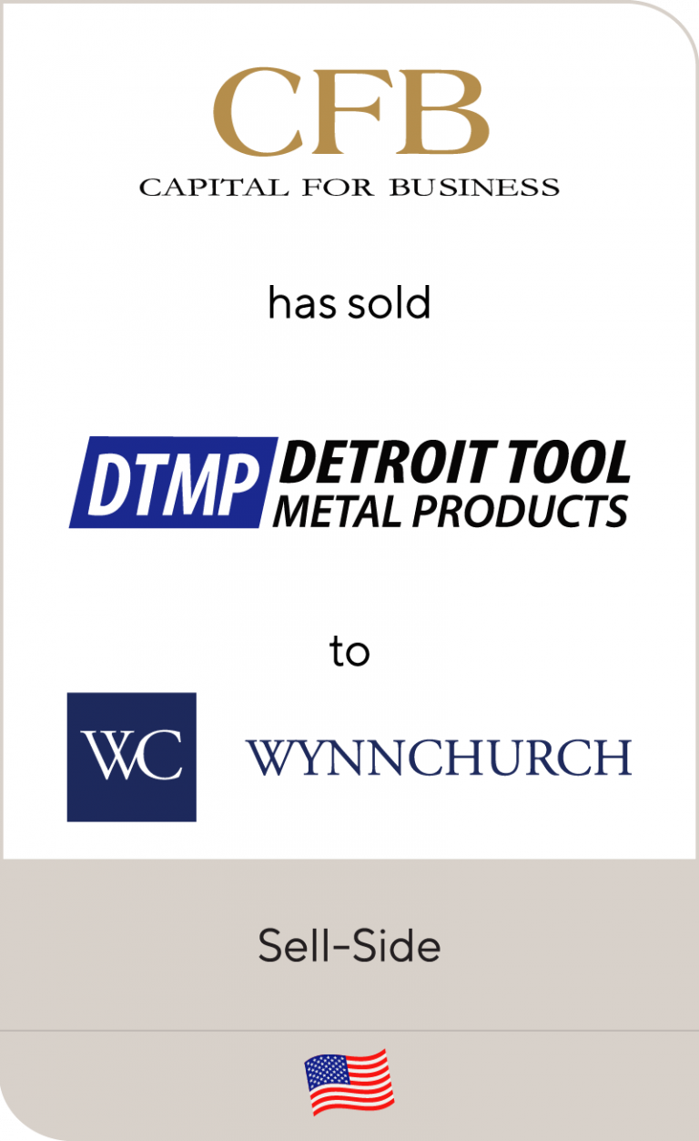Capital For Business has sold Detroit Tool Metal Products to Wynnchurch ...