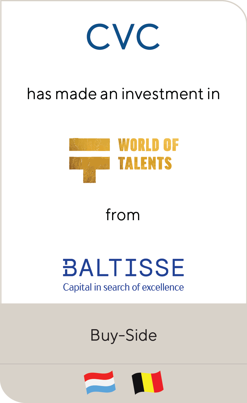 CVC Capital Partners has made investment in World of Talents from Baltisse - Lincoln ...