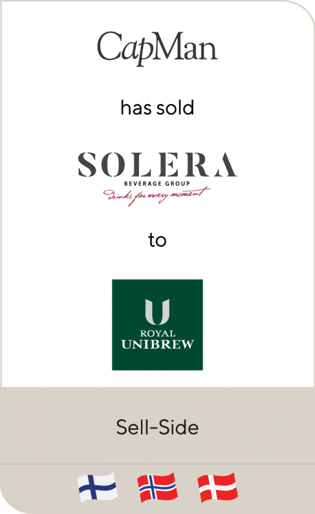 CapMan Buyout has sold Solera Beverage Group to Royal Unibrew - Lincoln ...