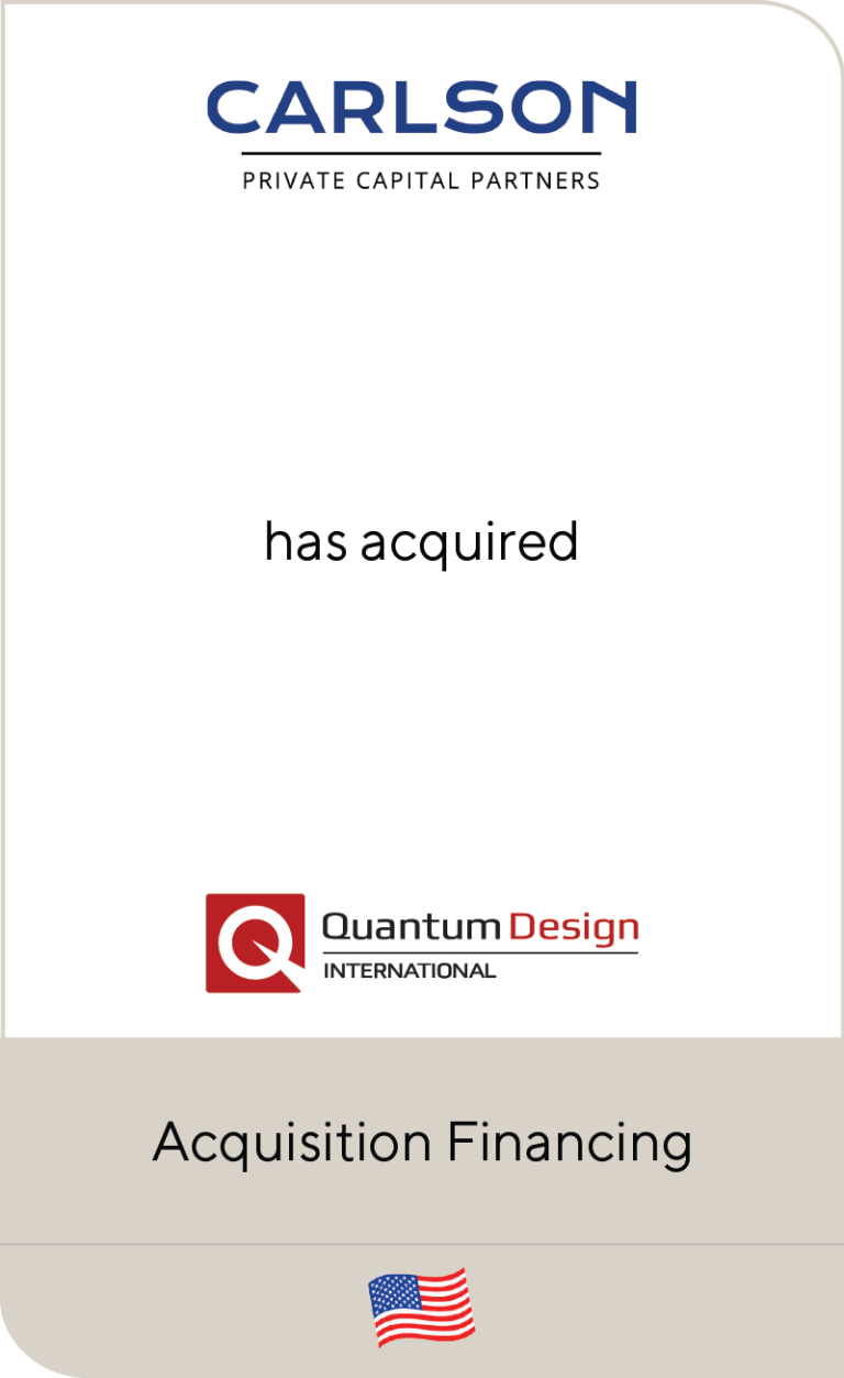 Carlson Private Capital Partners has acquired Quantum Design ...