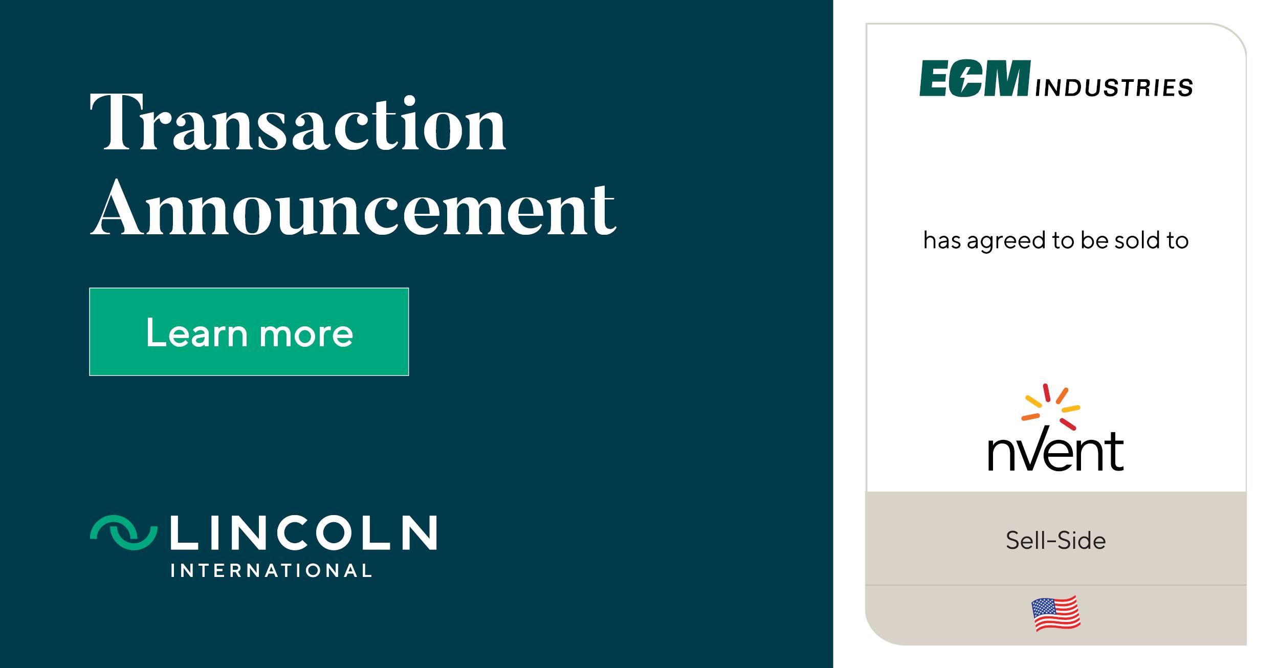 Sentinel Capital Partners has sold ECM Industries to nVent Electric ...