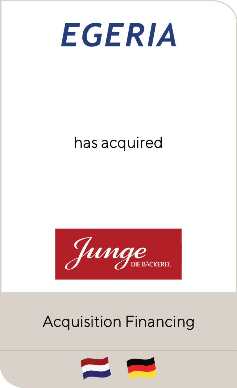 Egeria has acquired Junge Die Bäckerei - Lincoln International LLC