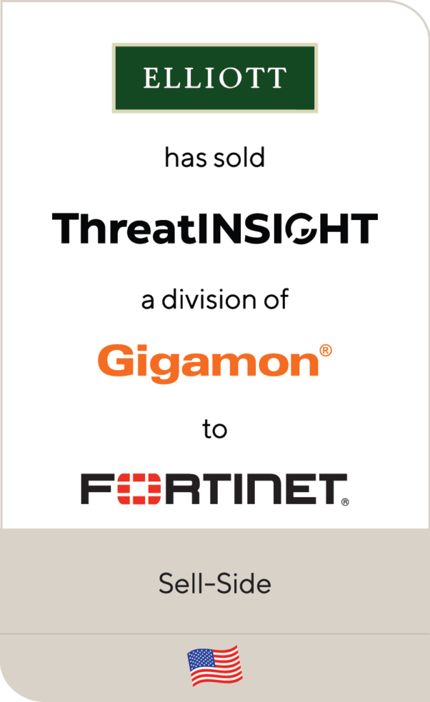 Elliott Management has sold ThreatINSIGHT, a division of Gigamon, to ...