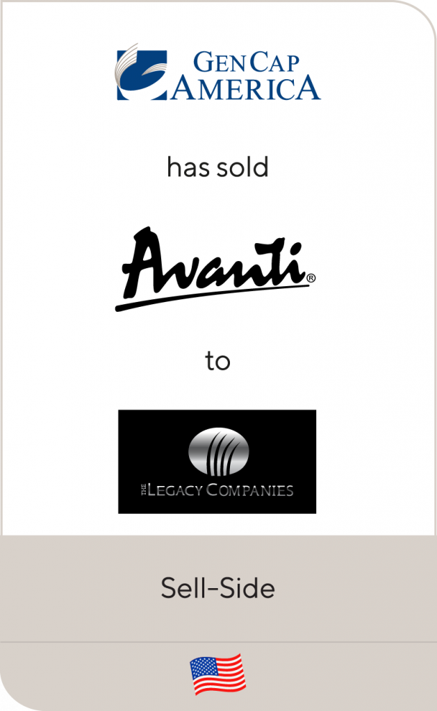 Gen Cap America has sold Avanti Products to The Legacy Companies ...