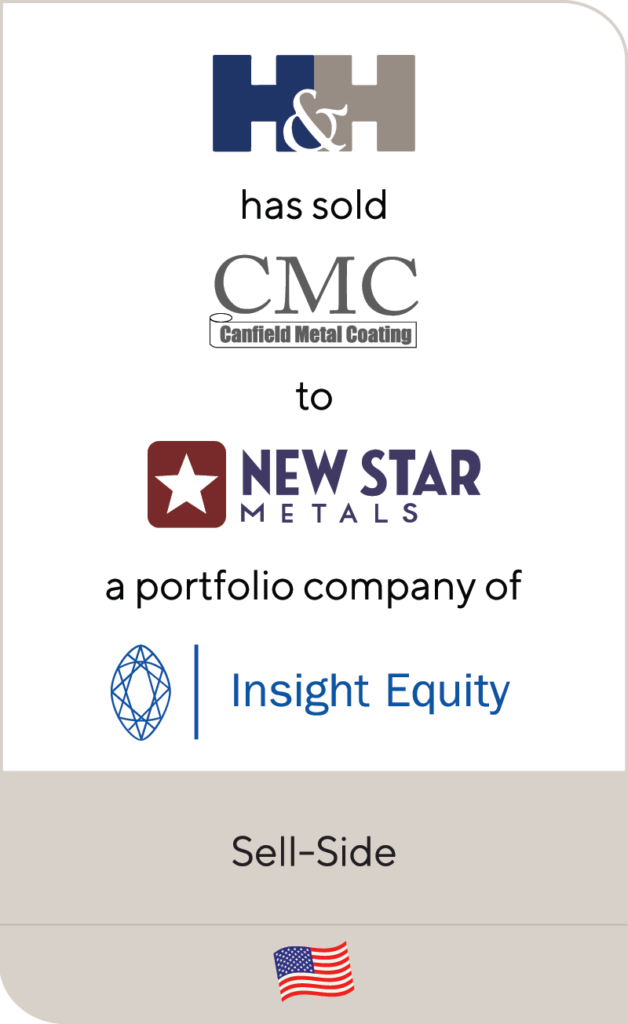 Handy & Harman has sold Canfield Metal Coating to New Star Metals, a ...