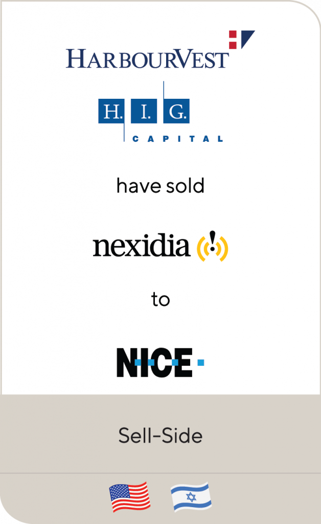 HarbourVest and HIG Capital have sold Nexidia to NICE - Lincoln ...