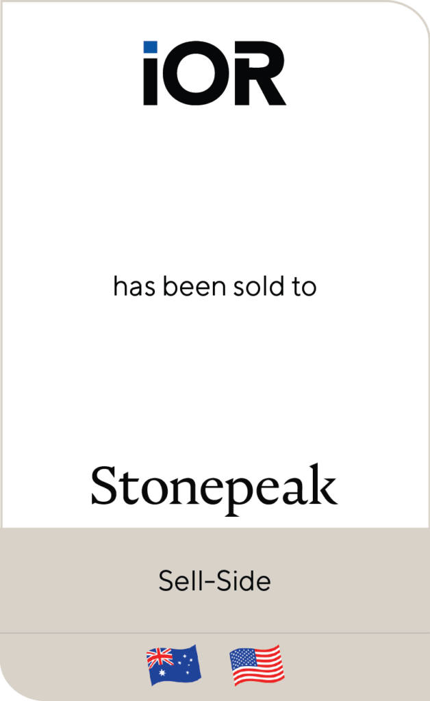 IOR has been sold to Stonepeak - Lincoln International LLC