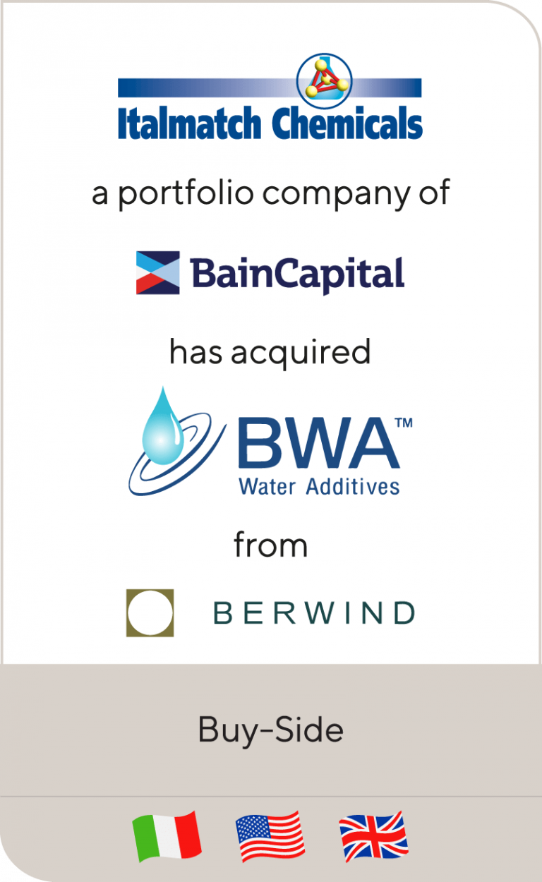Italmatch Chemicals has acquired BWA Water Additives from Berwind ...
