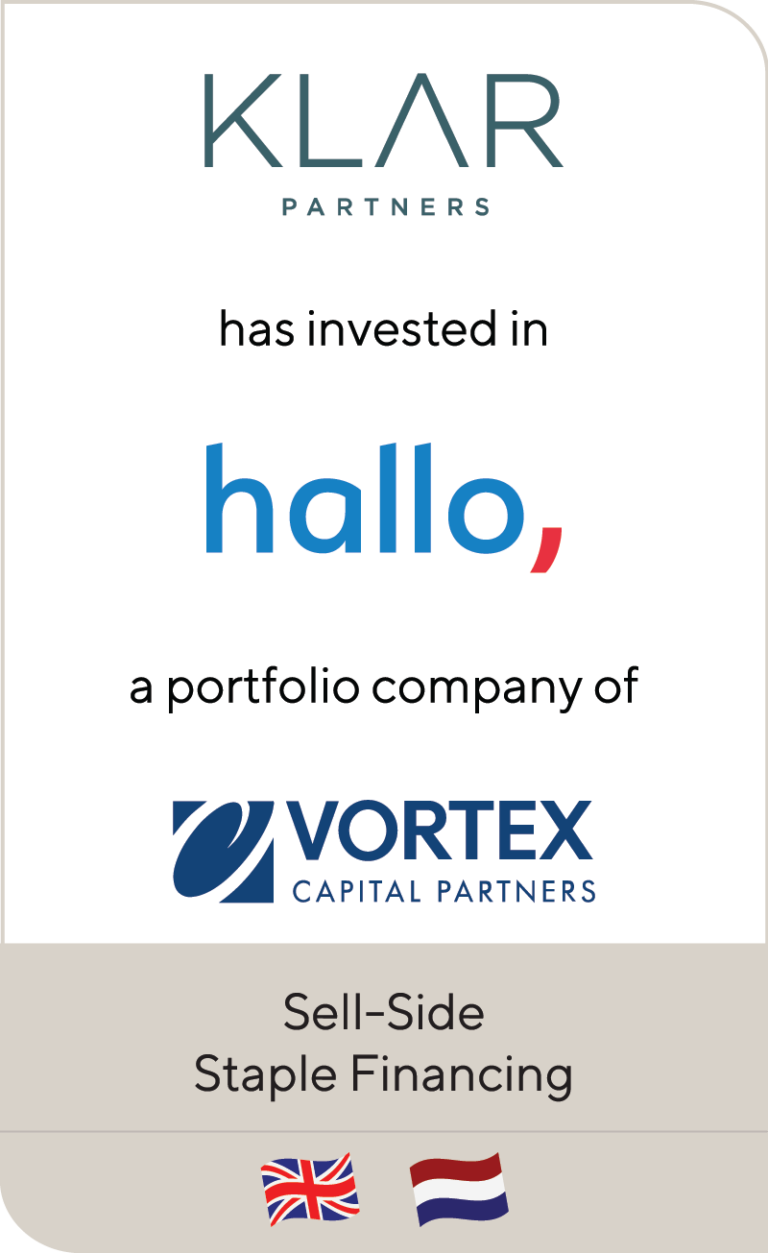 KLAR Partners has invested in hallo, a portfolio company of Vortex ...