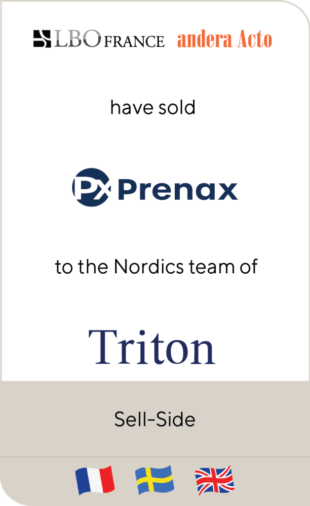 LBO France has sold Prenax to the Nordics team of Triton - Lincoln ...
