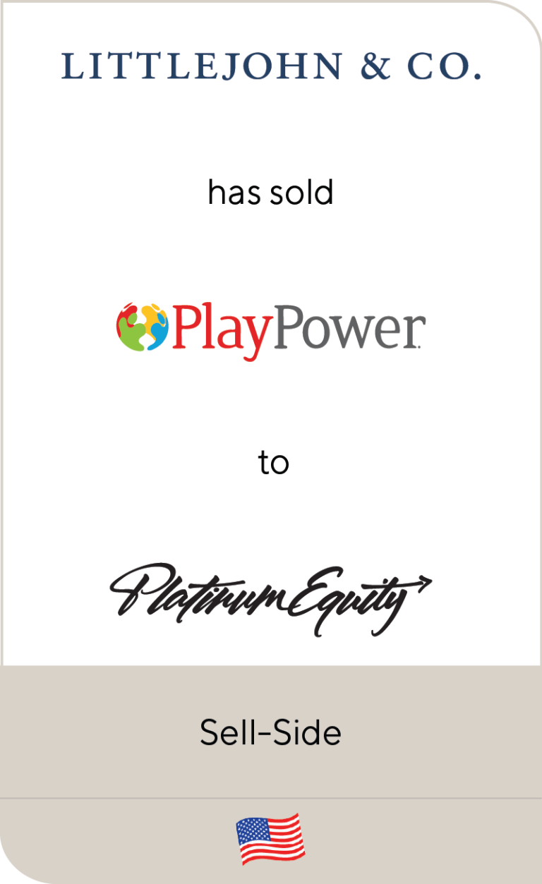 Littlejohn & Co. has sold PlayPower to Platinum Equity - Lincoln International LLC