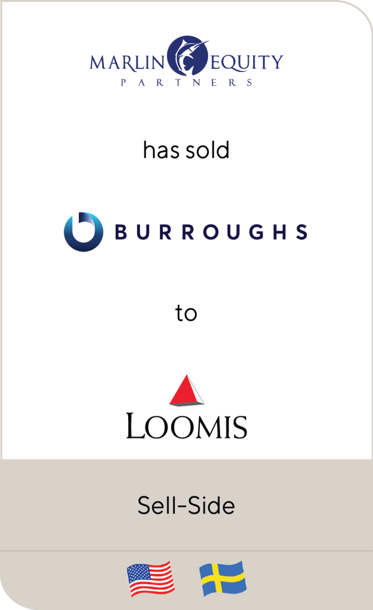 Marlin Equity Partners has sold Burroughs to Loomis - Lincoln ...