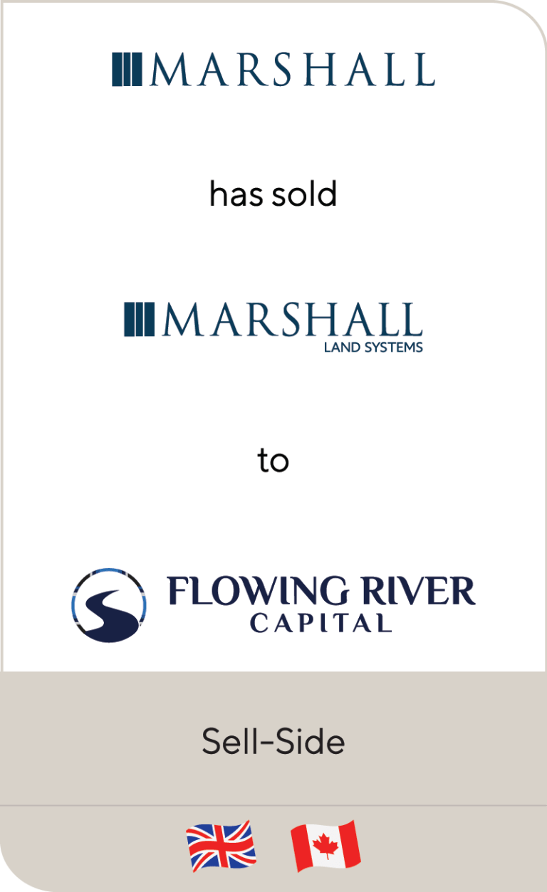 Marshall has sold Marshall Land Systems to Flowing River Capital ...