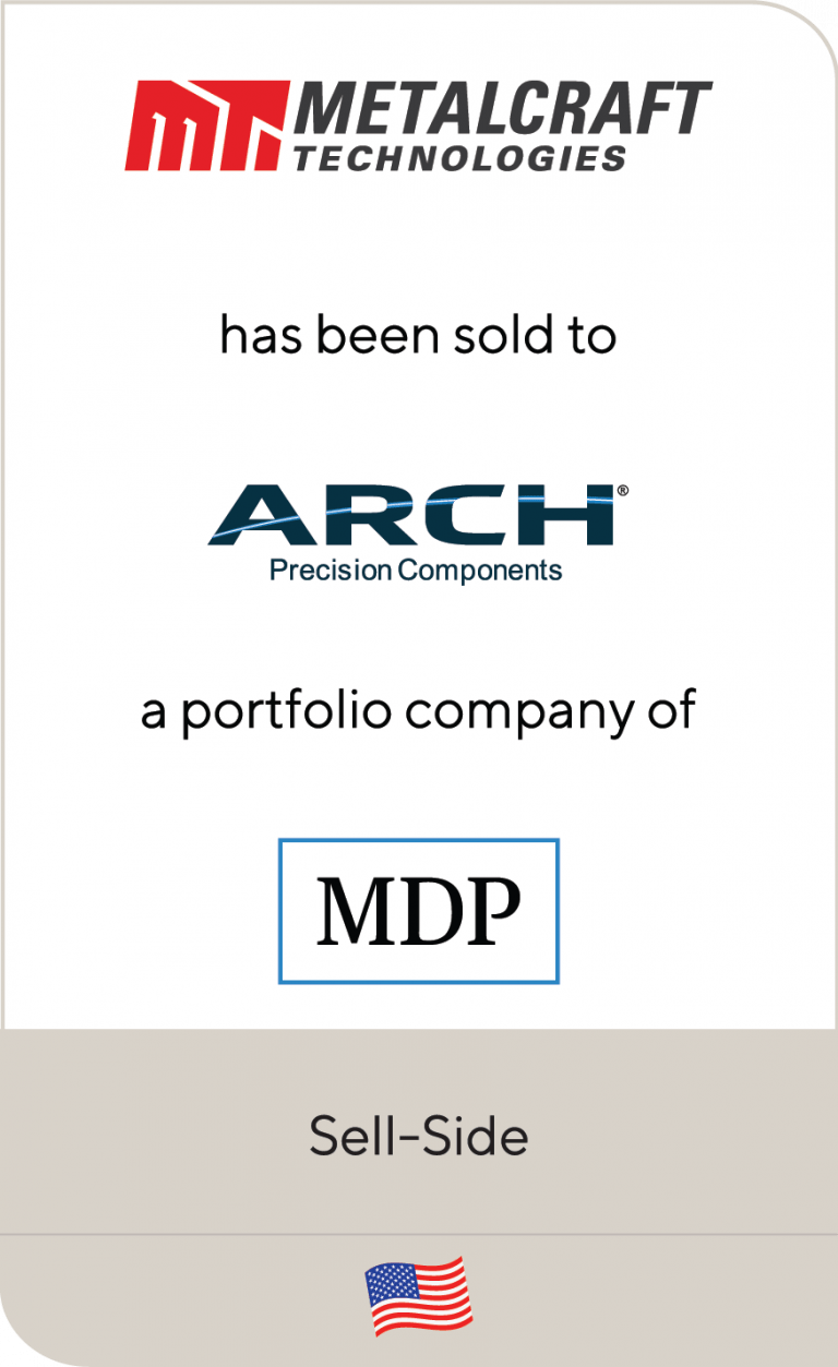 ARCH Precision Components has been sold to Madison Dearborn Partners ...