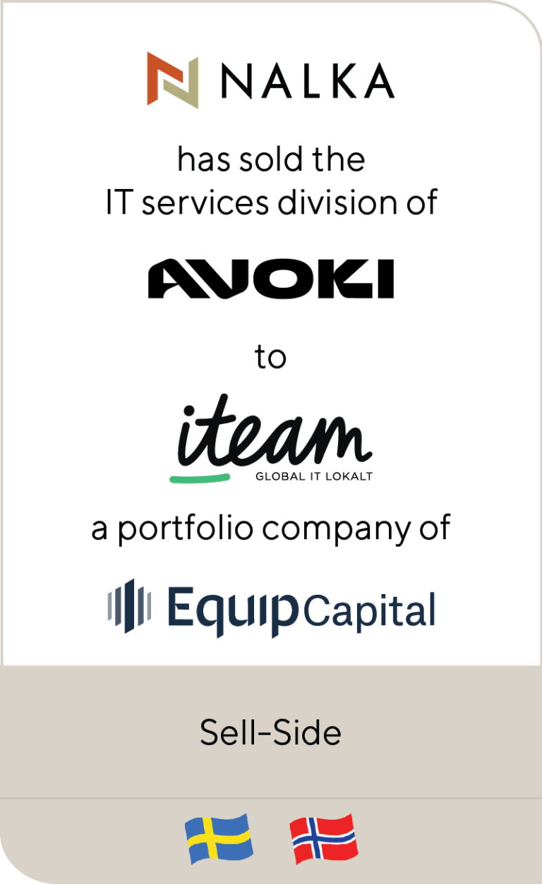 Avoki Group, a portfolio company of Nalka, has agreed to sell its IT ...