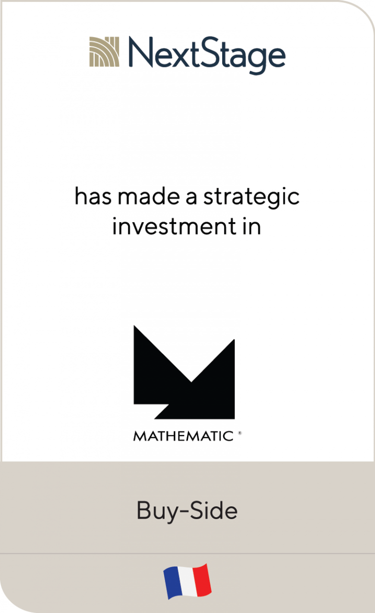 NextStage AM has made a strategic investment in Mathematic - Lincoln International LLC