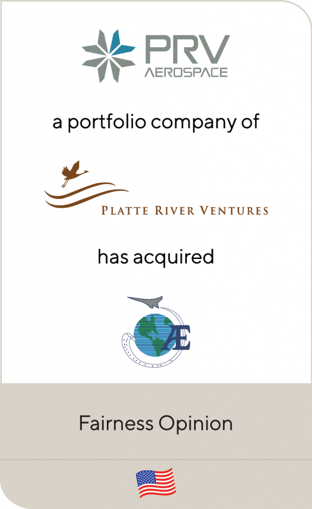 PRV Aerospace has received a fairness opinion with regards to its ...