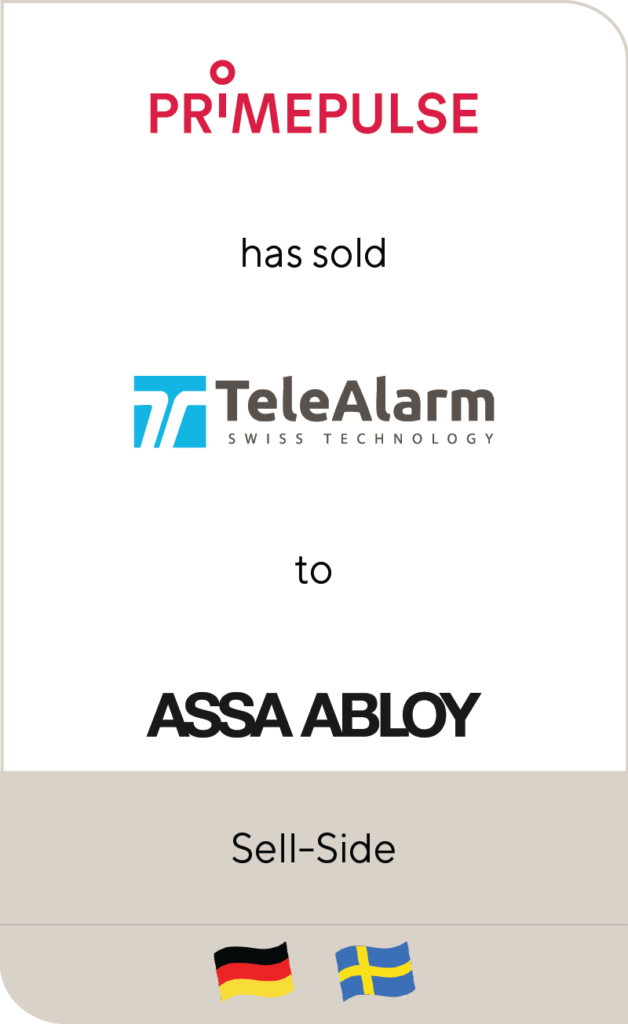 TeleAlarm has been sold to ASSA ABLOY AB - Lincoln International LLC