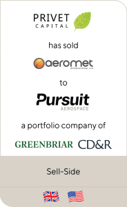 Privet Capital has sold Aeromet International to Pursuit Aerospace, a ...