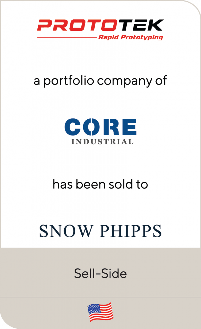 CORE Industrial Partners has sold Prototek Holdings to Snow Phipps ...
