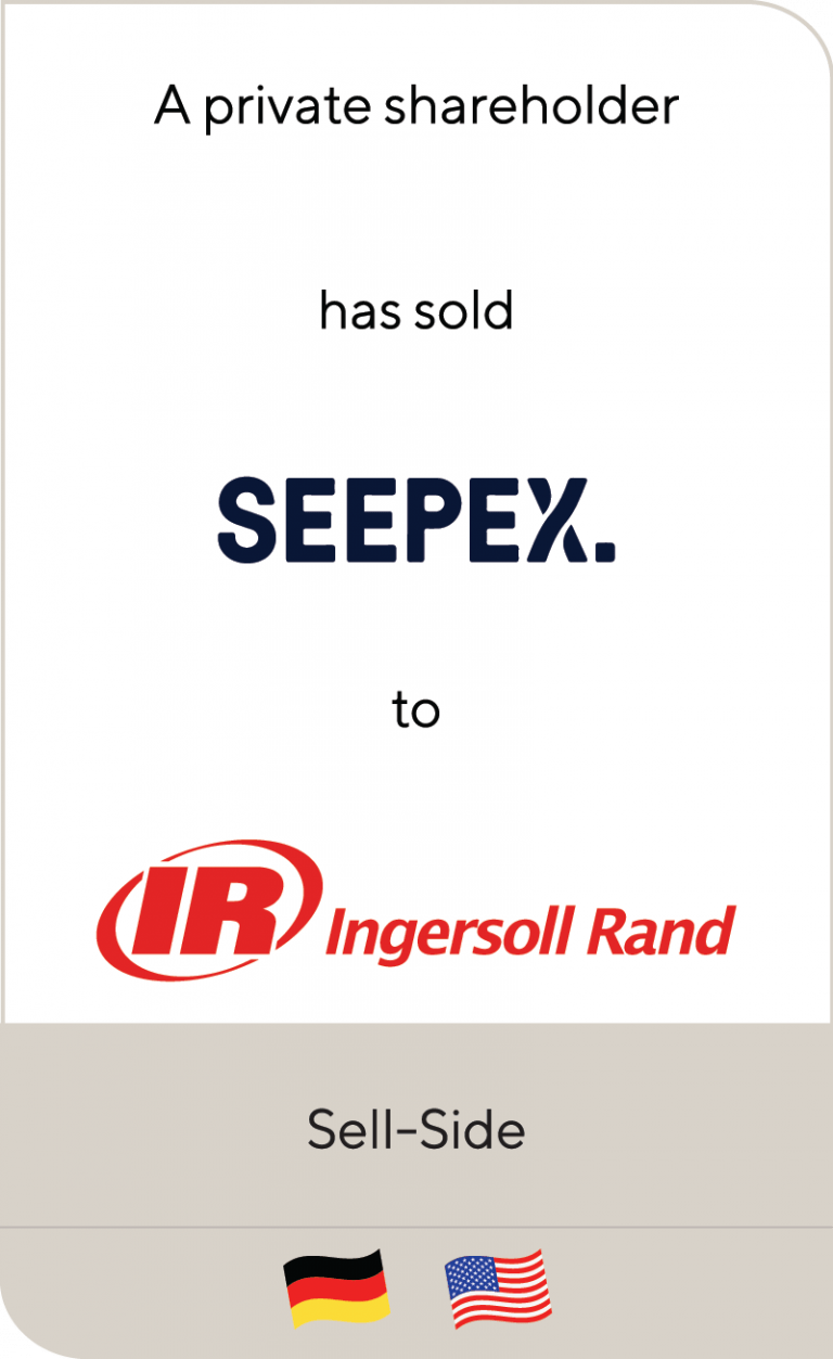 SEEPEX has been sold to Ingersoll Rand - Lincoln International LLC