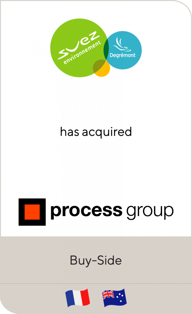 Suez has acquired Process Group - Lincoln International LLC