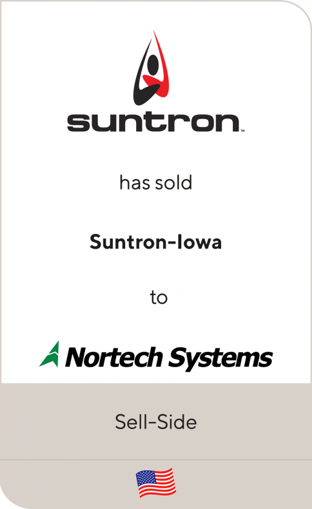 Suntron Corporation has sold Suntron-Iowa to Nortech Systems - Lincoln ...