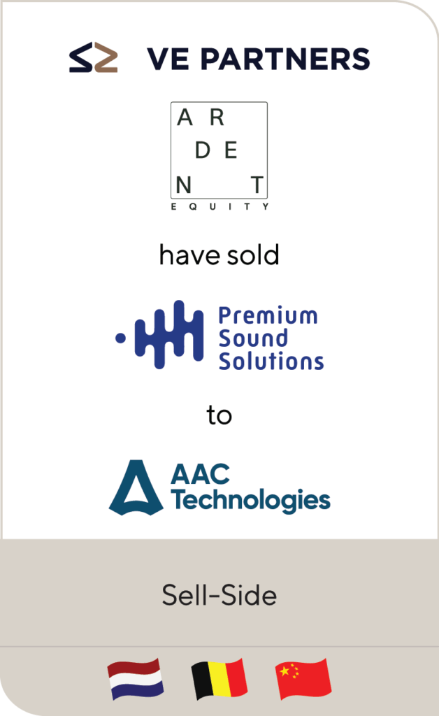 Ardent Equity and VE Partners have sold Premium Sound Solutions to AAC ...