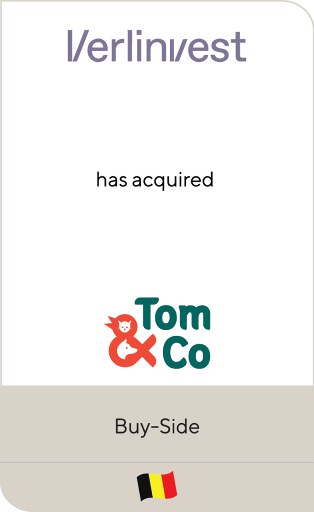 Verlinvest has acquired Tom&Co - Lincoln International LLC