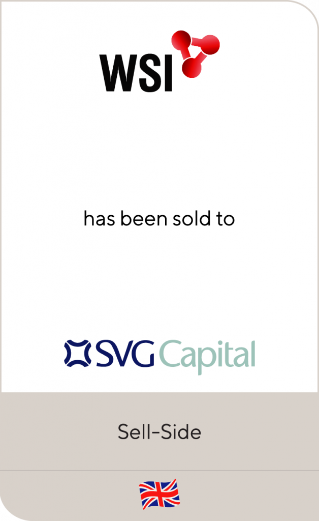 WSI has been sold to SVG Capital - Lincoln International LLC