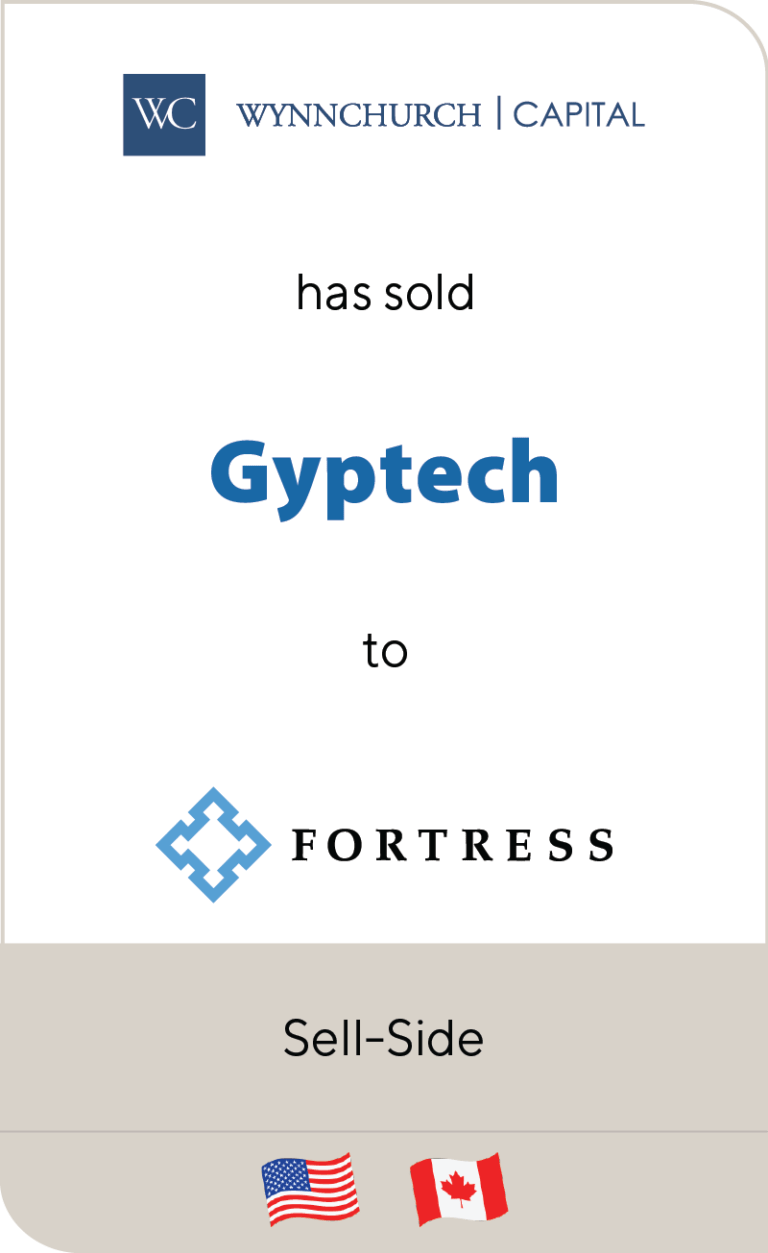 Wynnchurch Capital has sold Gyptech to Fortress Investment Group ...