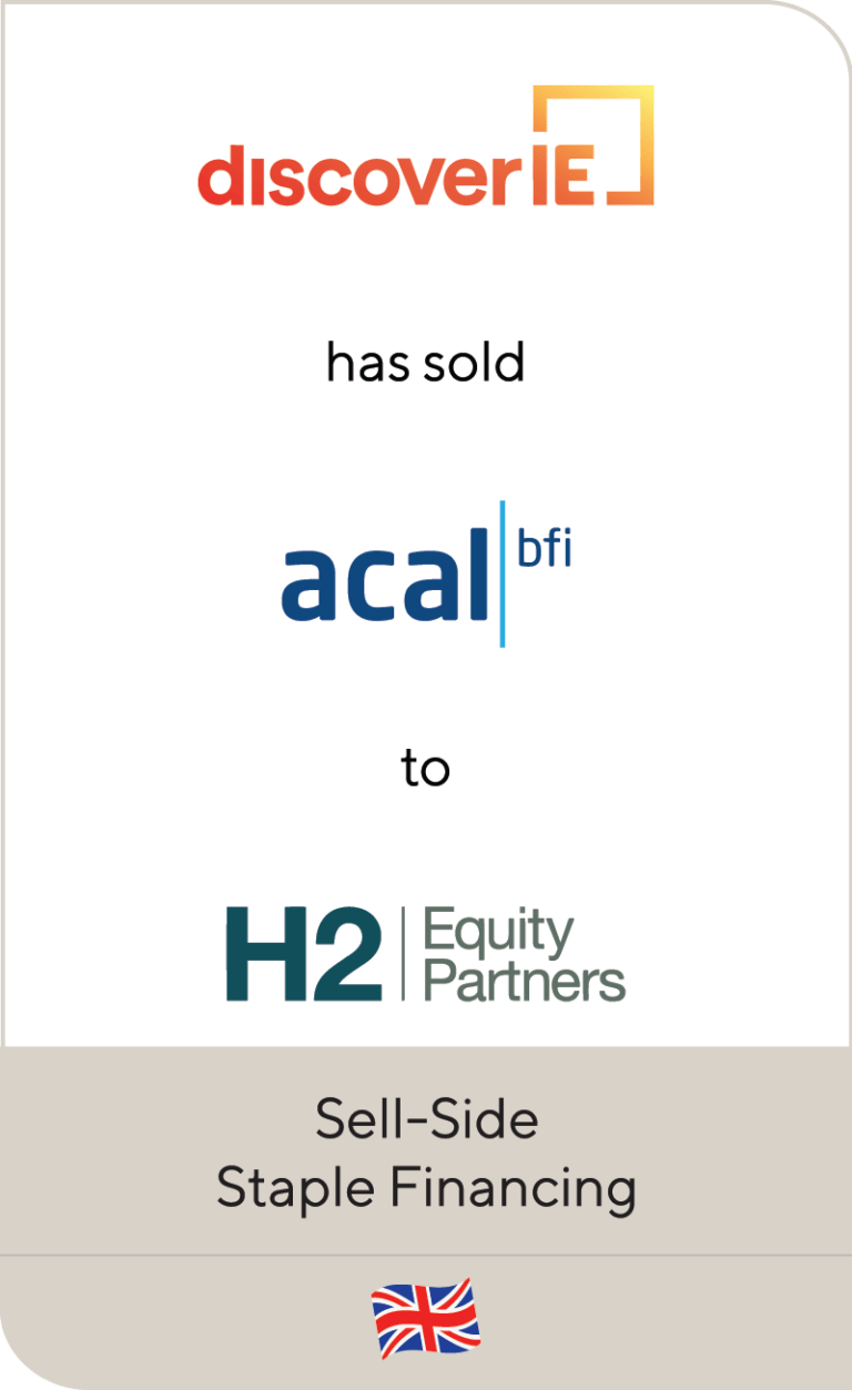 discoverIE has sold Acal BFi to H2 Equity Partners - Lincoln International LLC