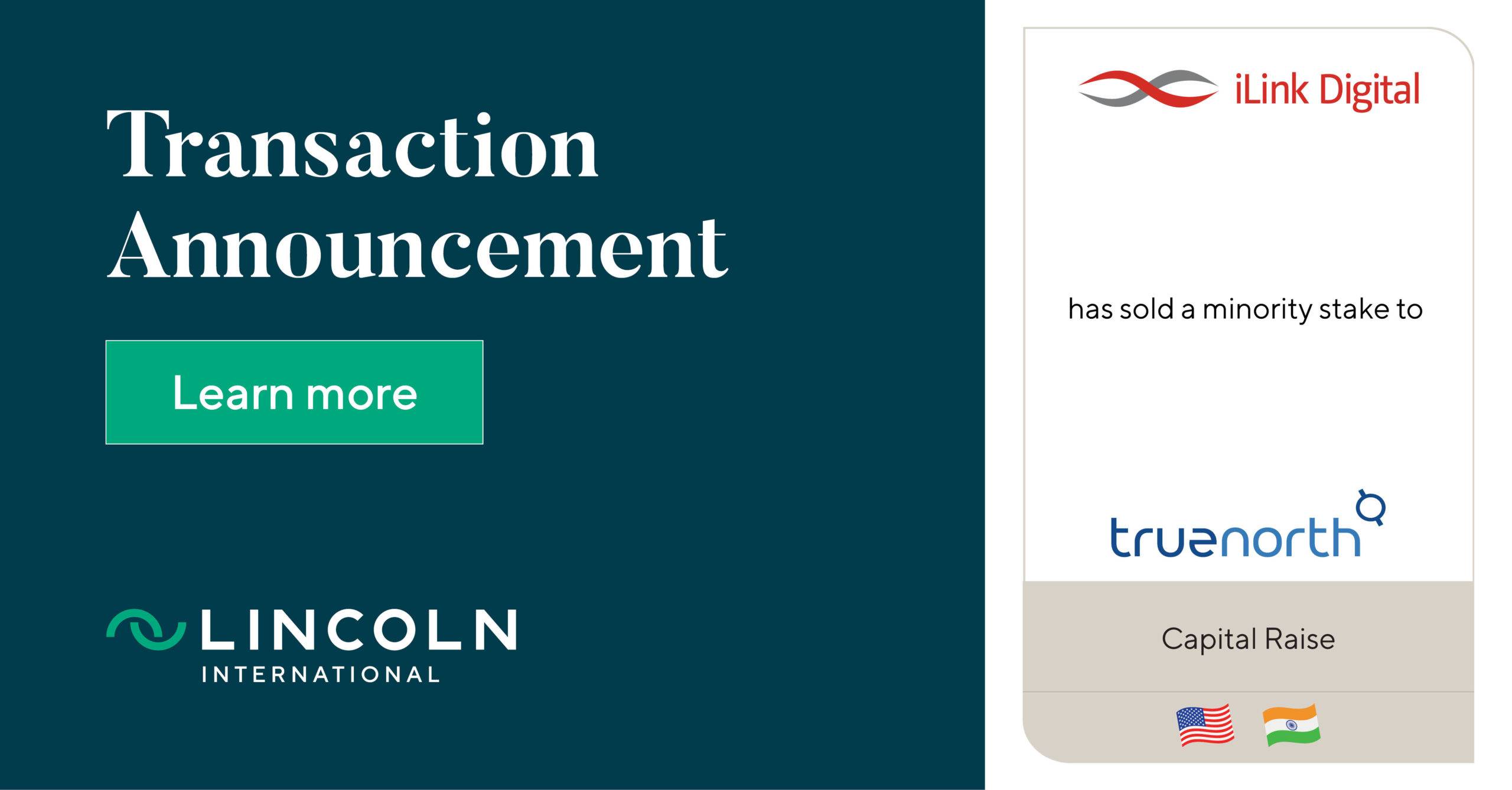 iLink Digital has received an equity investment from True North ...